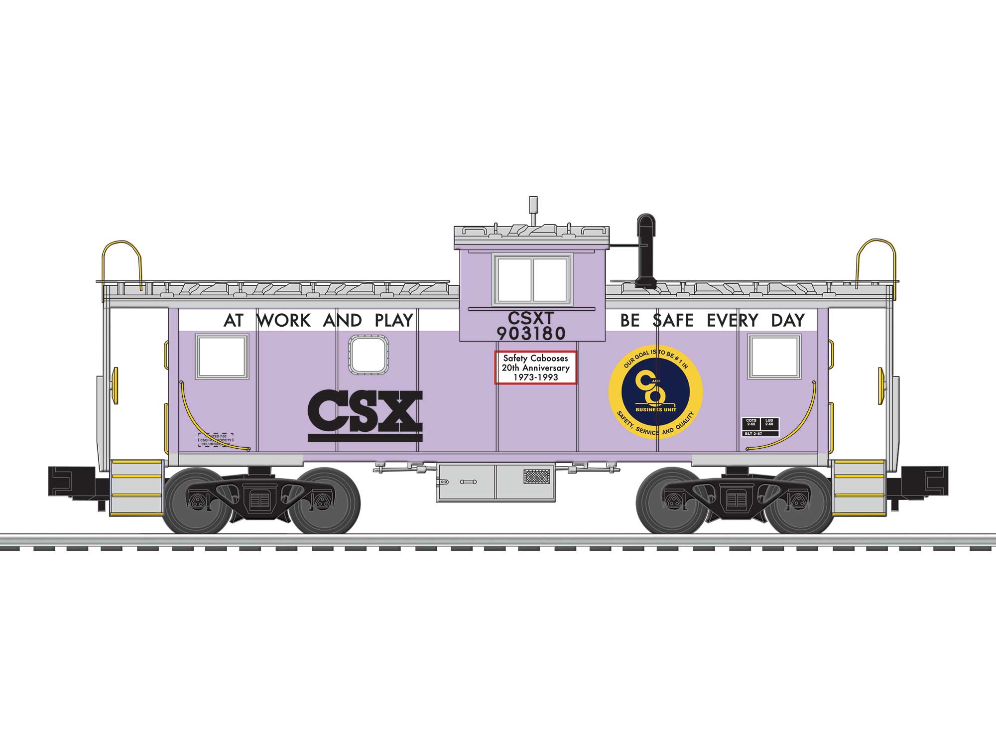 CSX Wide Vision Caboose